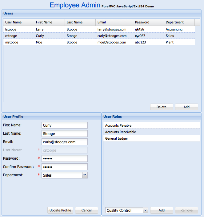 GitHub - PureMVC/puremvc-js-demo-employeeadmin: PureMVC JavaScript Demo ... GitHub - PureMVC/puremvc-js-demo-employeeadmin: PureMVC JavaScript Demo ...